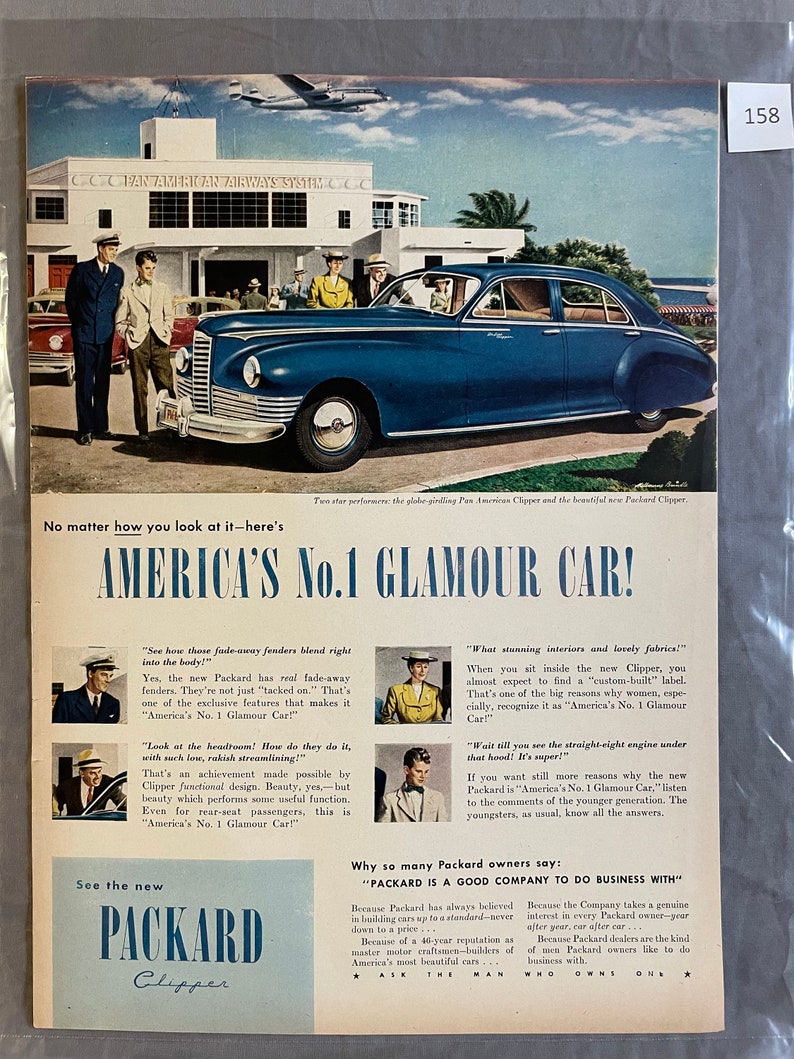 Packard - Life Magazine – June 1946 – Ad #158 - Etsy
