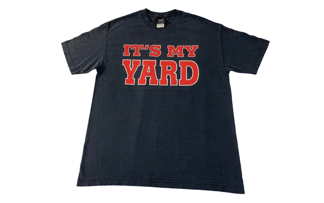 Vintage WWF World Wrestling Federation Its My Yard Box Back Hit Logo ...