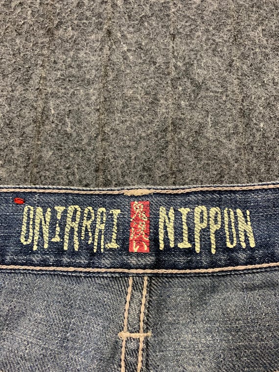 Vintage Japanese Brand Oniarai Nippon Blue Ways Embro… - Gem