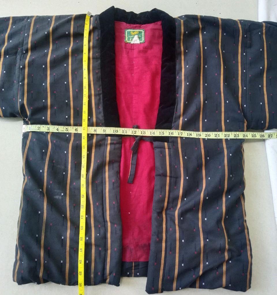 Hanten Padded Haori Kimono Japanese Traditional Cardigan Happi Jacket ...