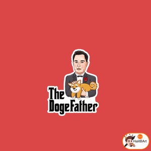 Elon Musk and Doge Sticker Set - Etsy
