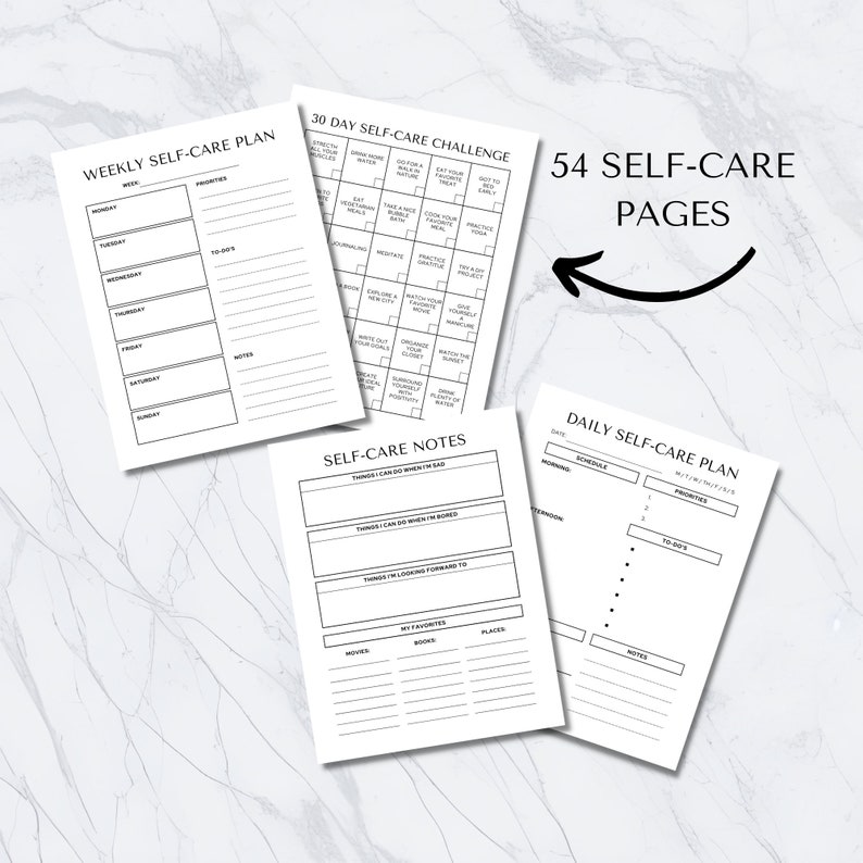 Self-care Journal - Etsy
