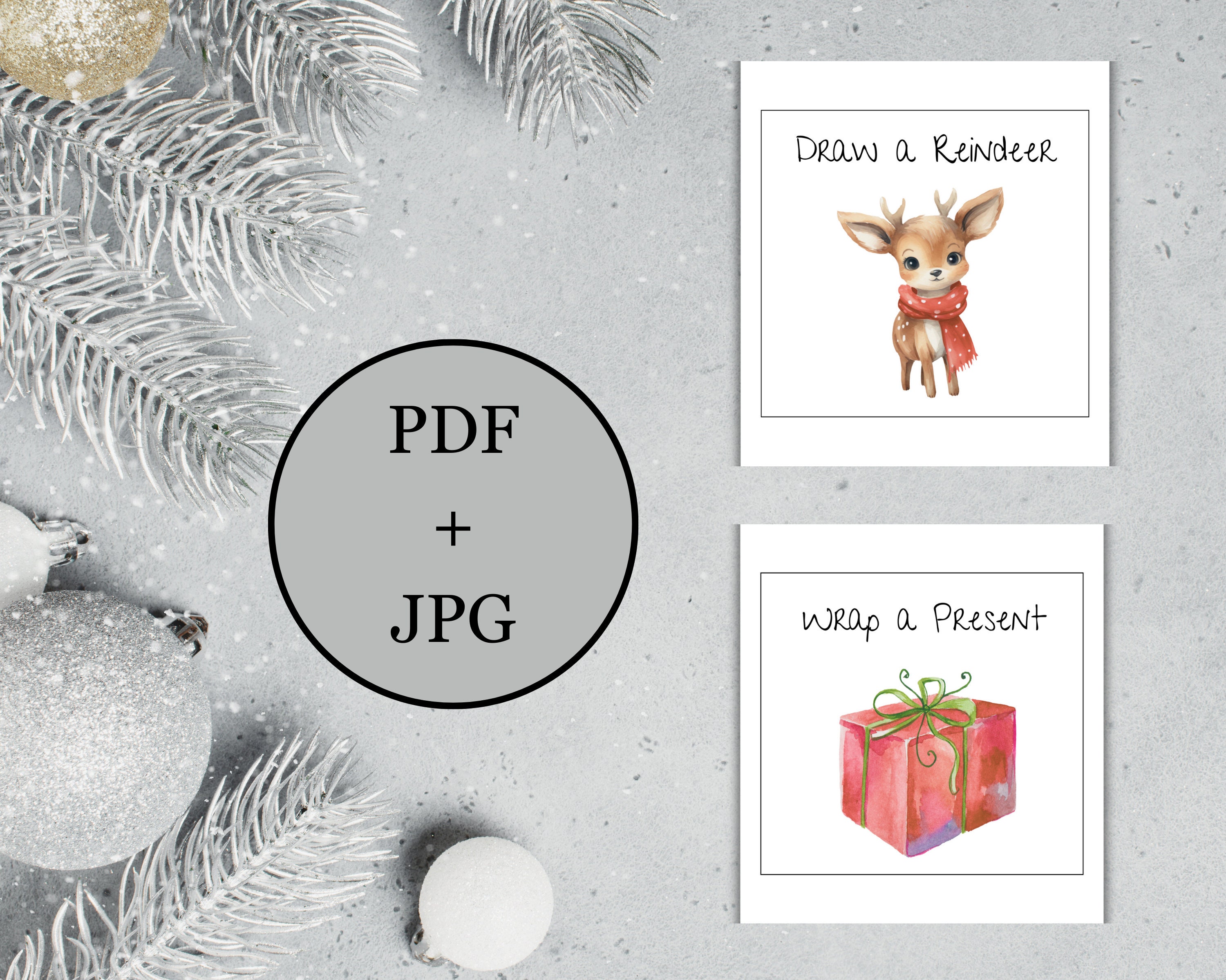 30 Christmas Advent Calendar Activity Cards Printable | Kids Advent ...