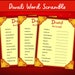 Diwali Word Scramble, Diwali Printables, Diwali Party Games, Printed ...