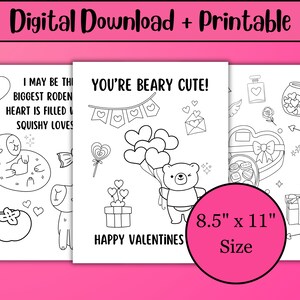 Valentine's Day Coloring Pages for Kids and Adults, Valentine's Day ...