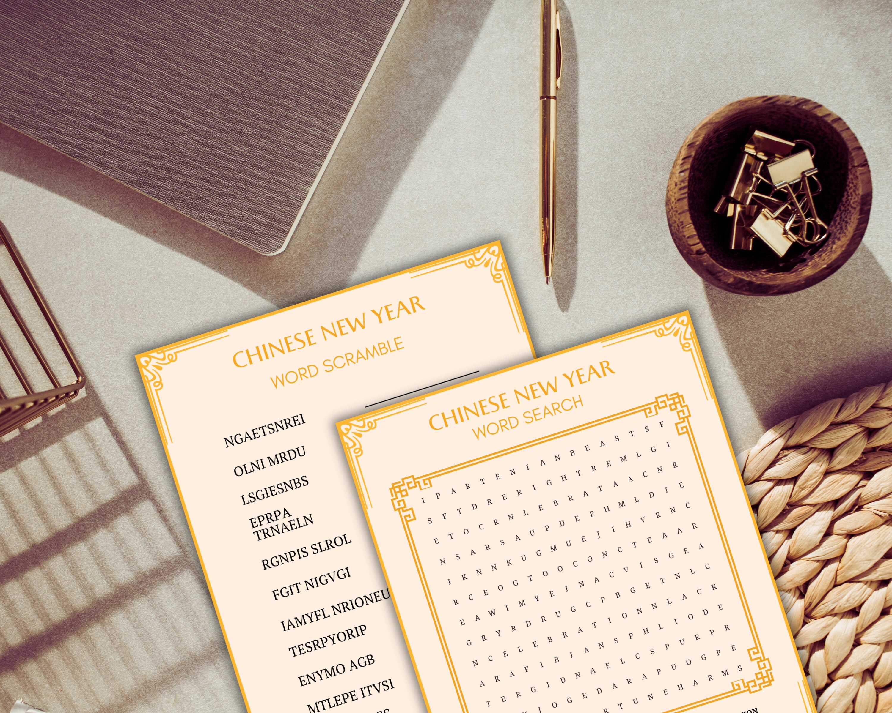 Chinese New Year Activity Bundle, Chinese New Year Party Games, Lunar ...