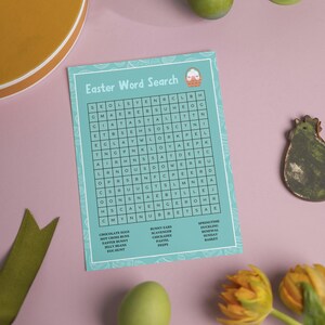 Easter Word Search Game, Printable Easter Activity for Kids and Adults ...