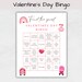 Valentine's Day Find the Guest Bingo Printable Valentine's Day Party ...