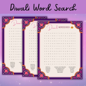 Diwali Word Search, Diwali Party Games, Diwali Printables, Diwali Games ...