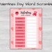 Valentine's Day Word Scramble Game, Printable Valentine's Day Activity ...
