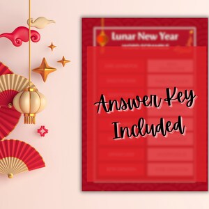 Lunar New Year Word Scramble Game, Printable Lunar New Year Games ...
