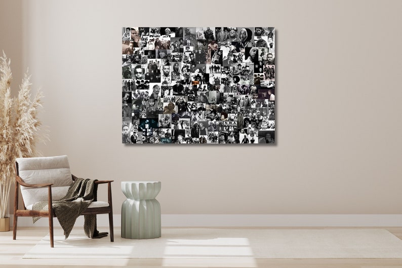 All Rappers Together, Rap Legends Poster, Rap Star Wall Art, Music ...