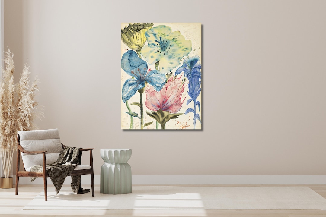 Fleurs 1948, Salvador Dali, Salvador Dali Flowers Art, Butterflies ...