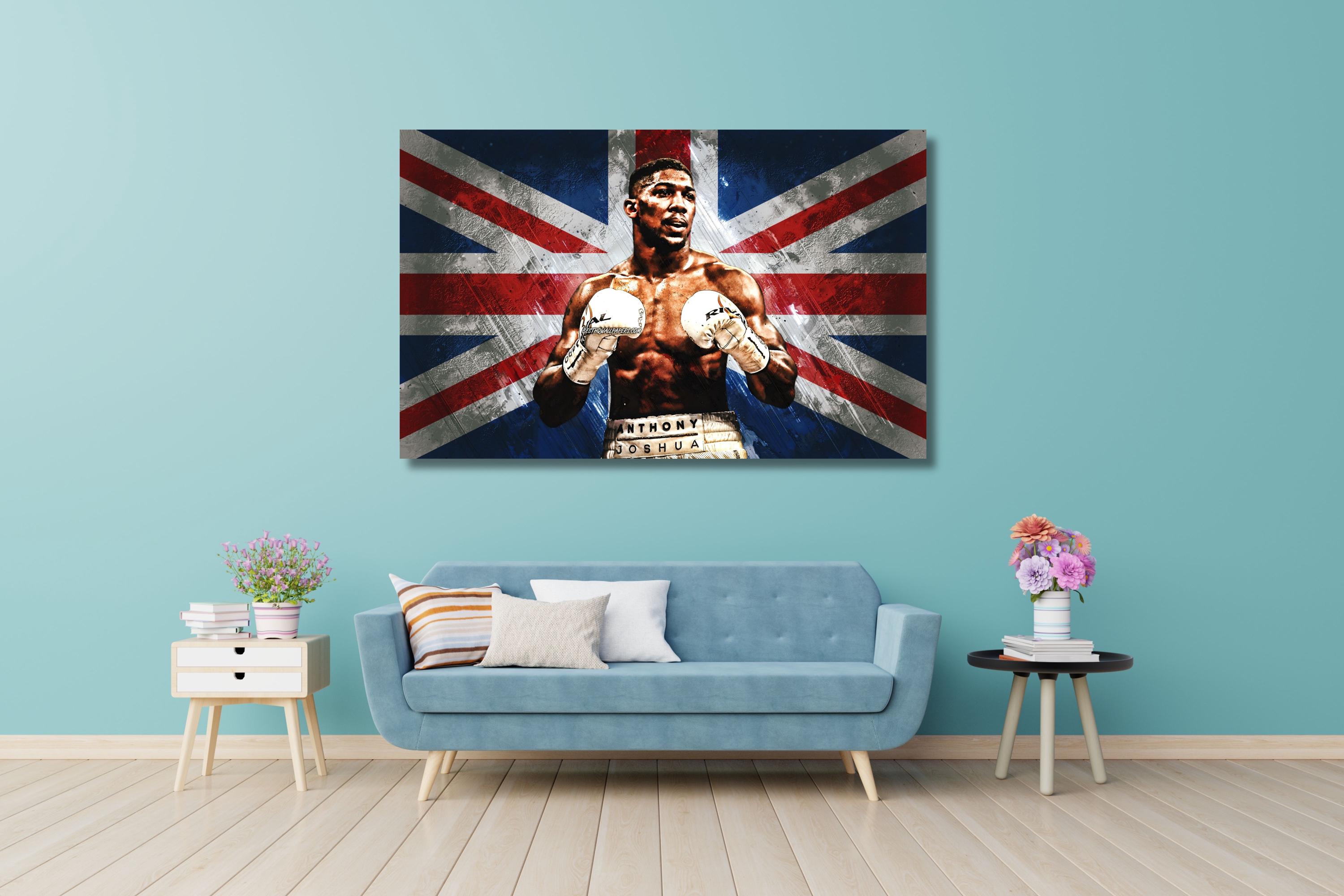 Anthony Joshua Poster, Boxing Champion Wall Art, Gym Decor, Sports Wall ...