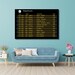 Flight Departures Poster, Airway Wall Art, International Airport ...