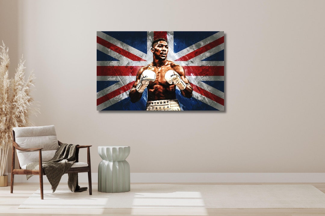 Anthony Joshua Poster, Boxing Champion Wall Art, Gym Decor, Sports Wall ...