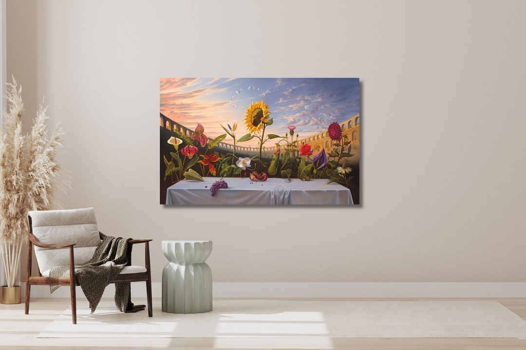Last Supper,vladimir Kush, Canvas Art,surrealism Canvas, Surrealist Art ...