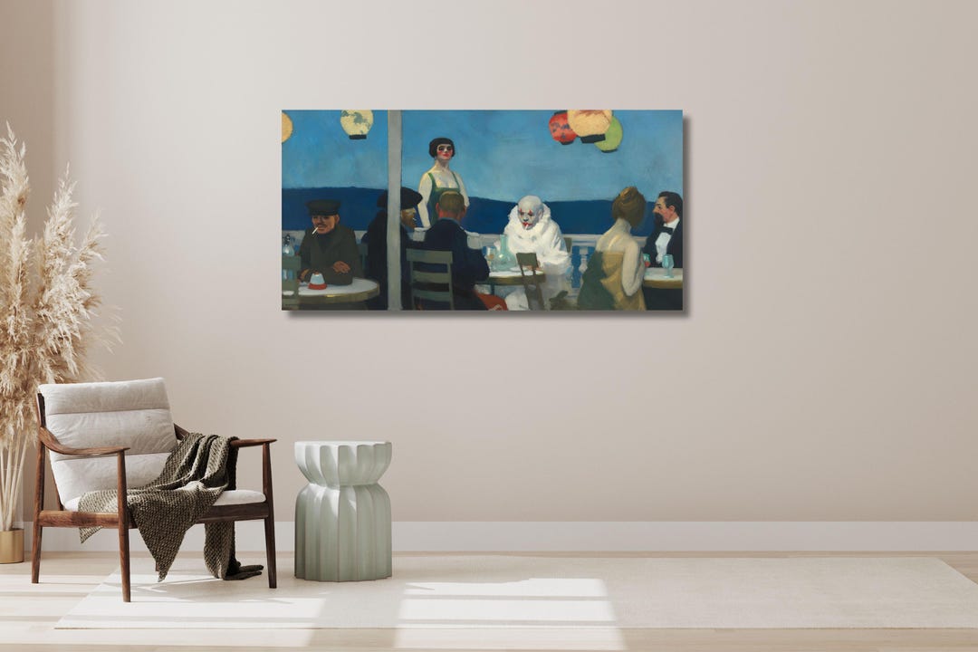 Soir Bleu 1914, Edward Hopper, Modern Cafe Scene, Early Modern Art ...