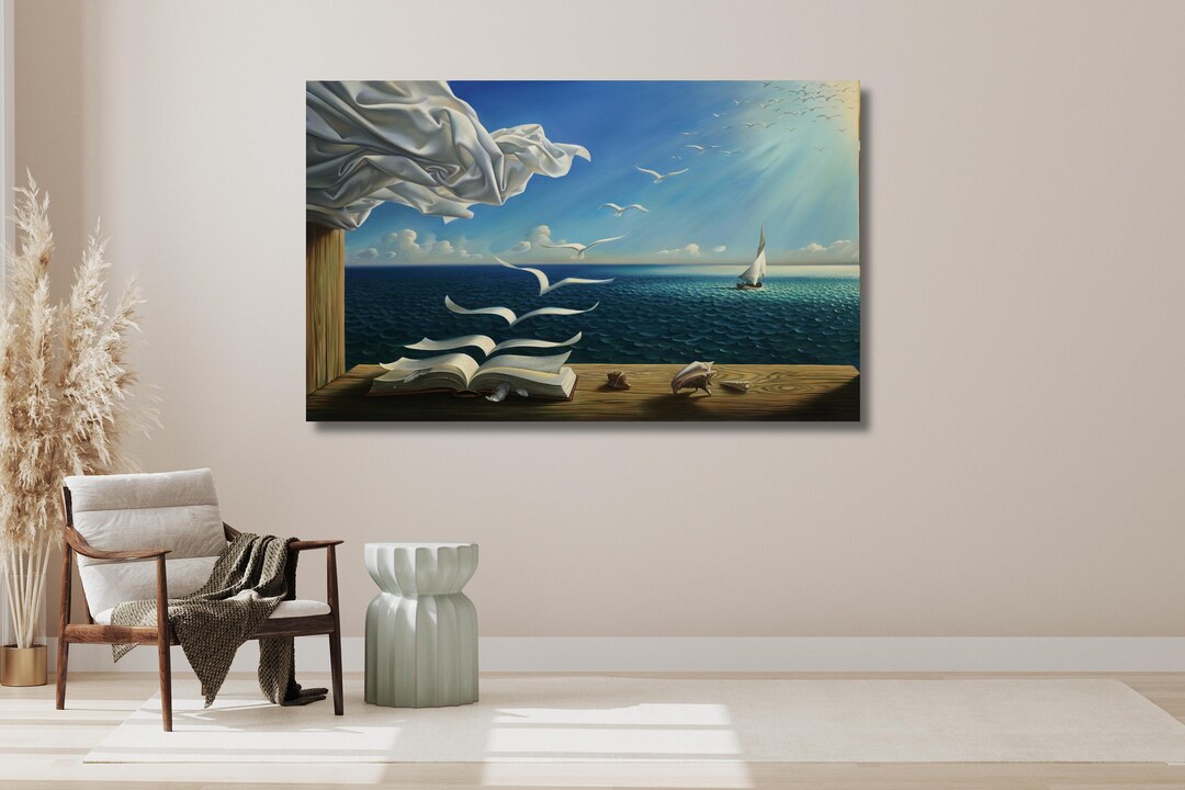 Book to Birds 1941, Salvador Dali, Surrealism Canvas, Surrealist Art ...