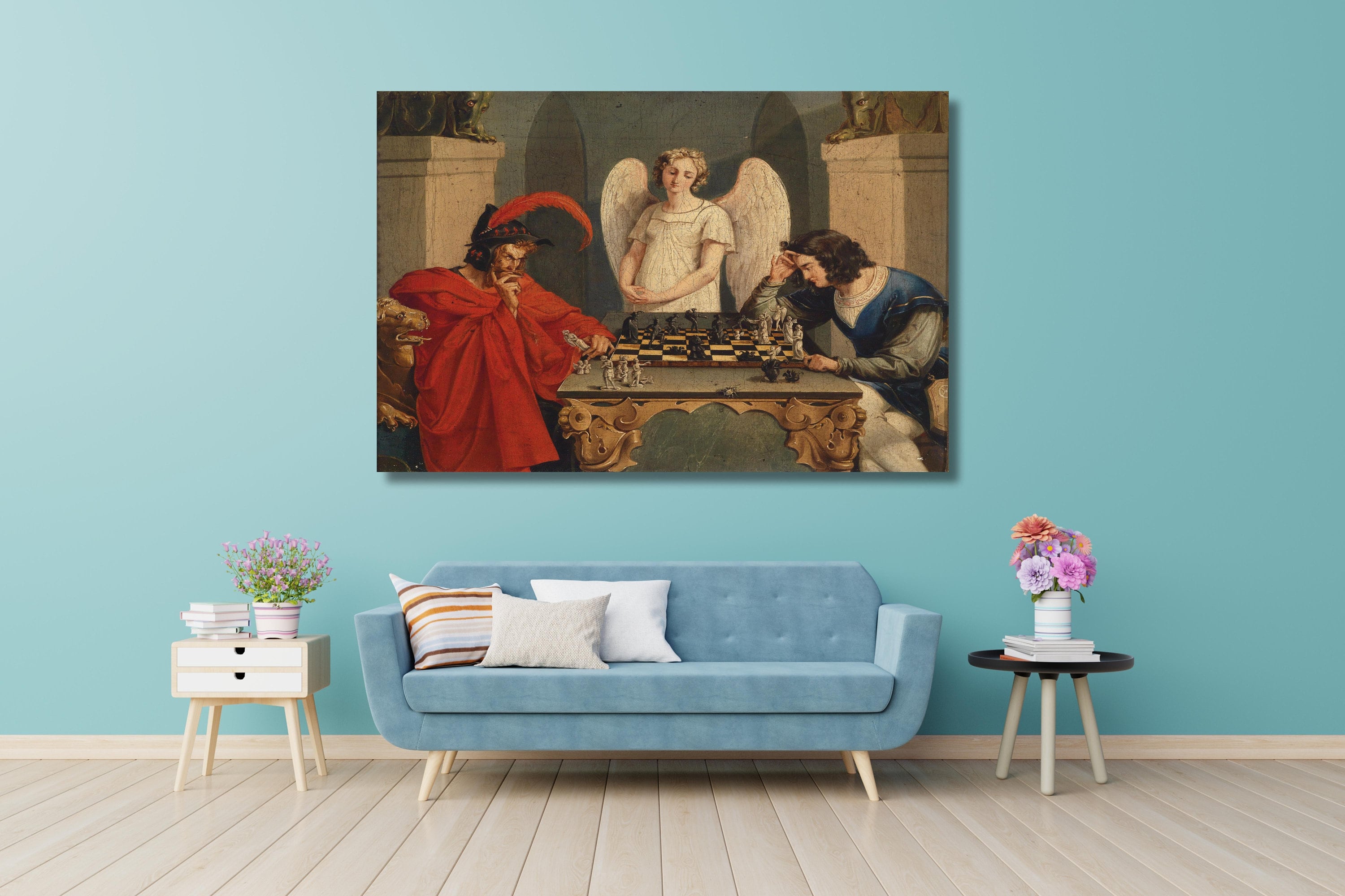 The Chess Players, Friedrich August Moritz Retzsch, Faust and ...