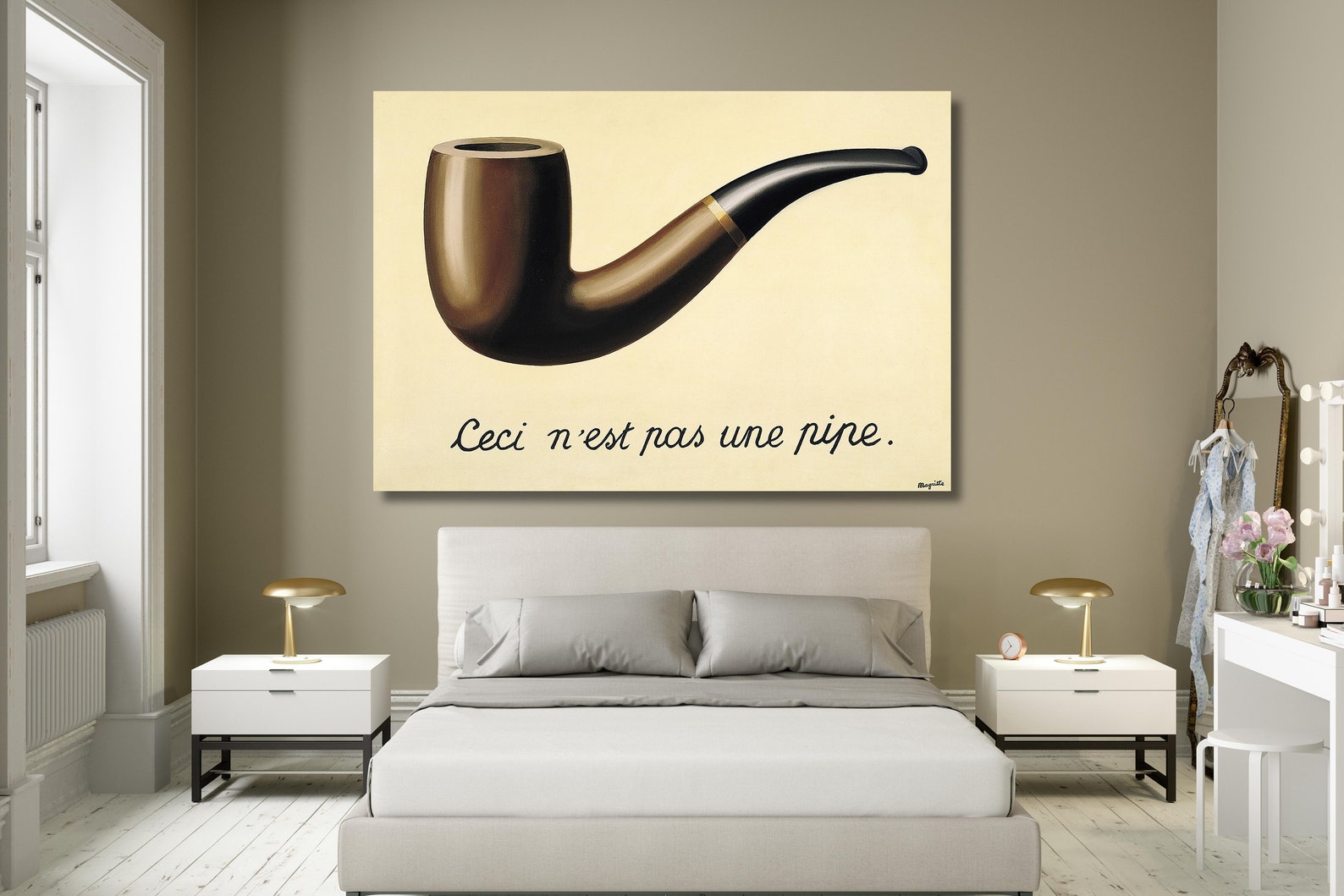 The Treachery of Images 1929, René Magritte, Ceci Nest Pas Une Pipe ...