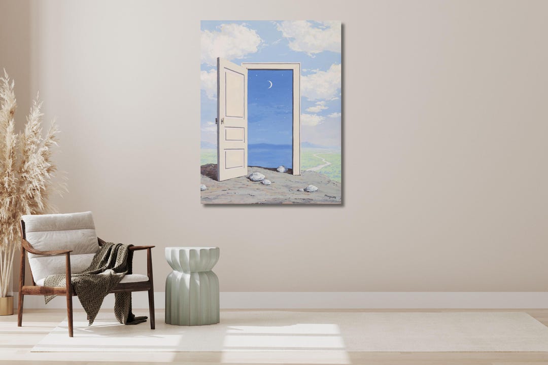 Knowledge 1961, René Magritte, Art Reproduction, Surrealism Paint, Door ...