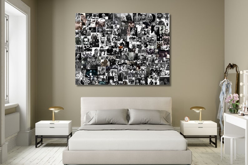 All Rappers Together, Rap Legends Poster, Rap Star Wall Art, Music ...