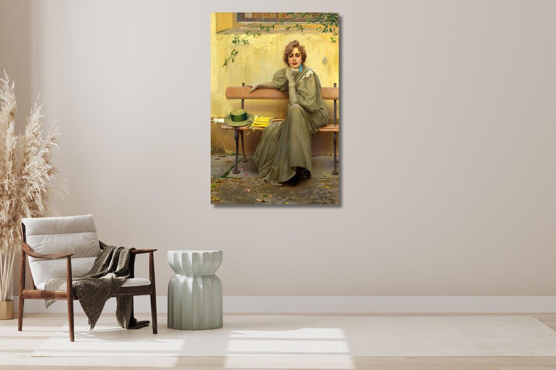 Dreams (sogni) 1896, Vittorio Matteo Corcos, Italian Girl Poster ...