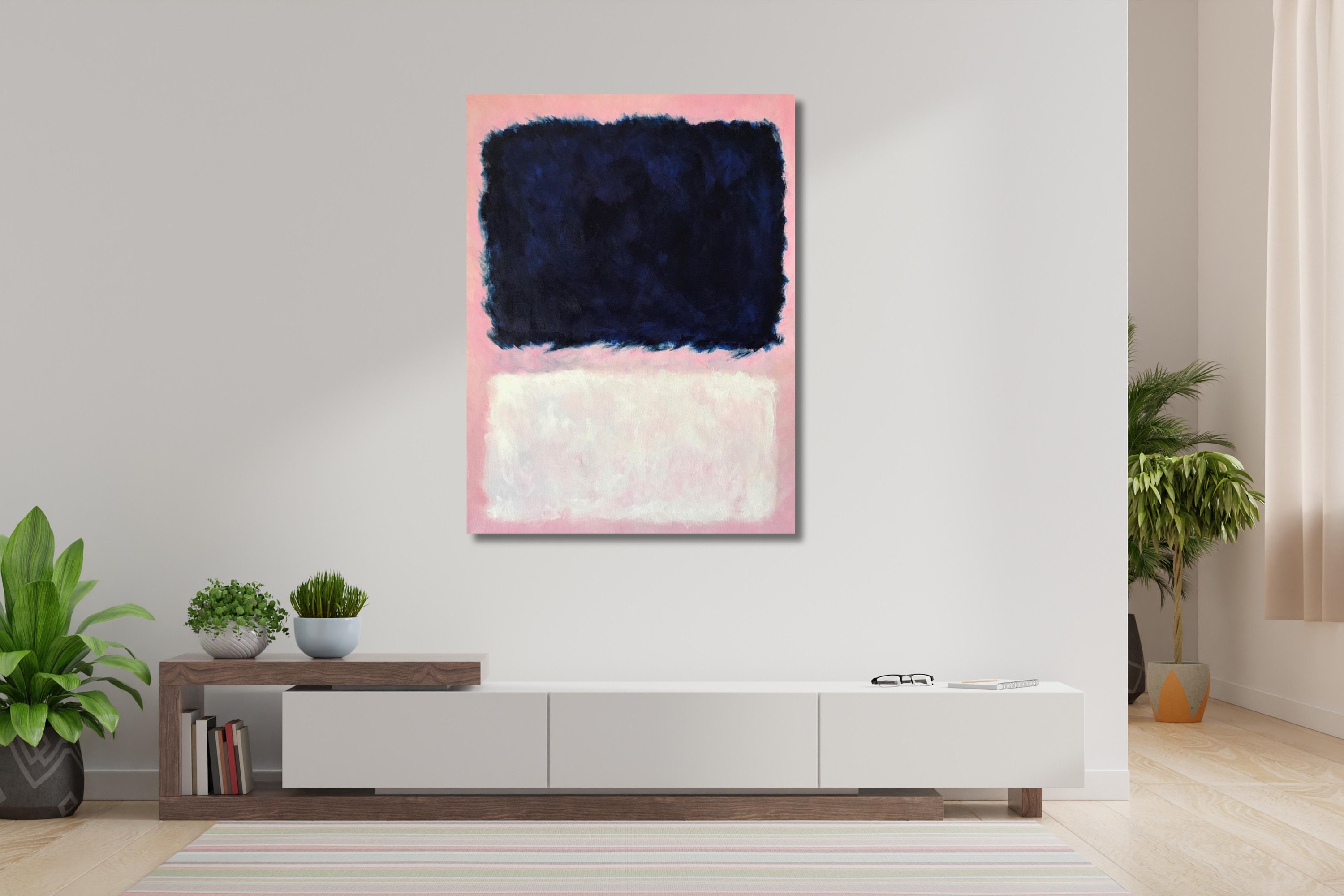 Black White and Pink 1967, Mark Rothko, Abstract American Art, Urban ...
