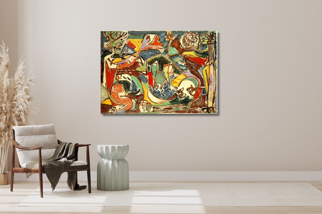 The Key 1946, Jackson Pollock, Abstract Art, Pollock Abstract ...