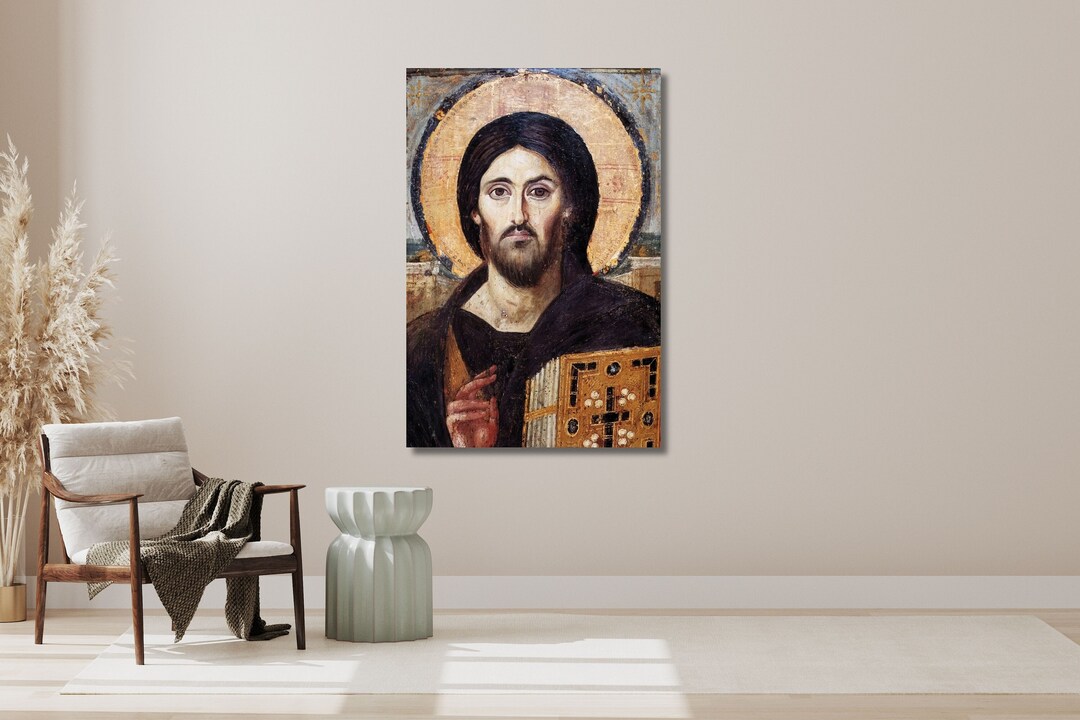 Christ Pantocrator, Jesus Christ Portrait, Christian Art, St. Catherine ...