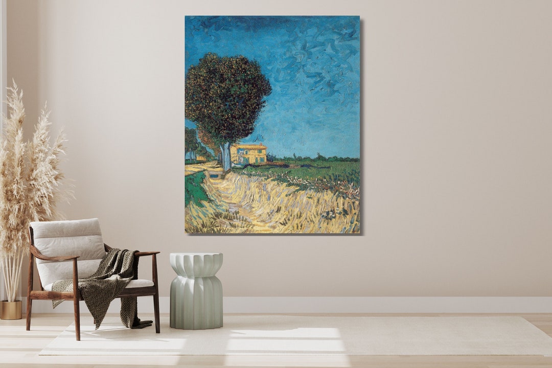 A Lane Near Arles 1888, Vincent Van Gogh, A Lane Near Arles Poster, Van ...