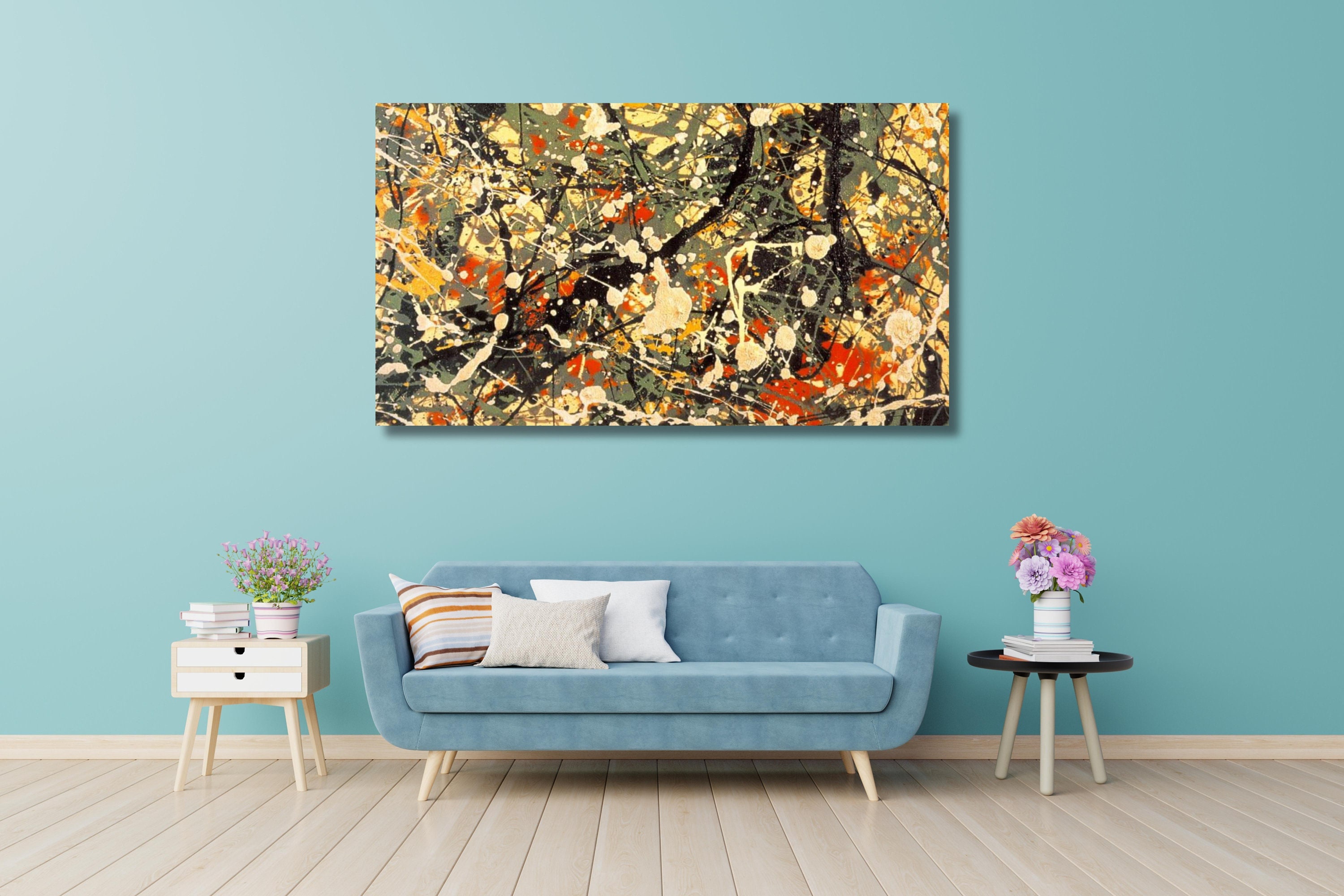 Number 8 by Jackson Pollock 1949, Abstract Art, Pollock Abstract ...
