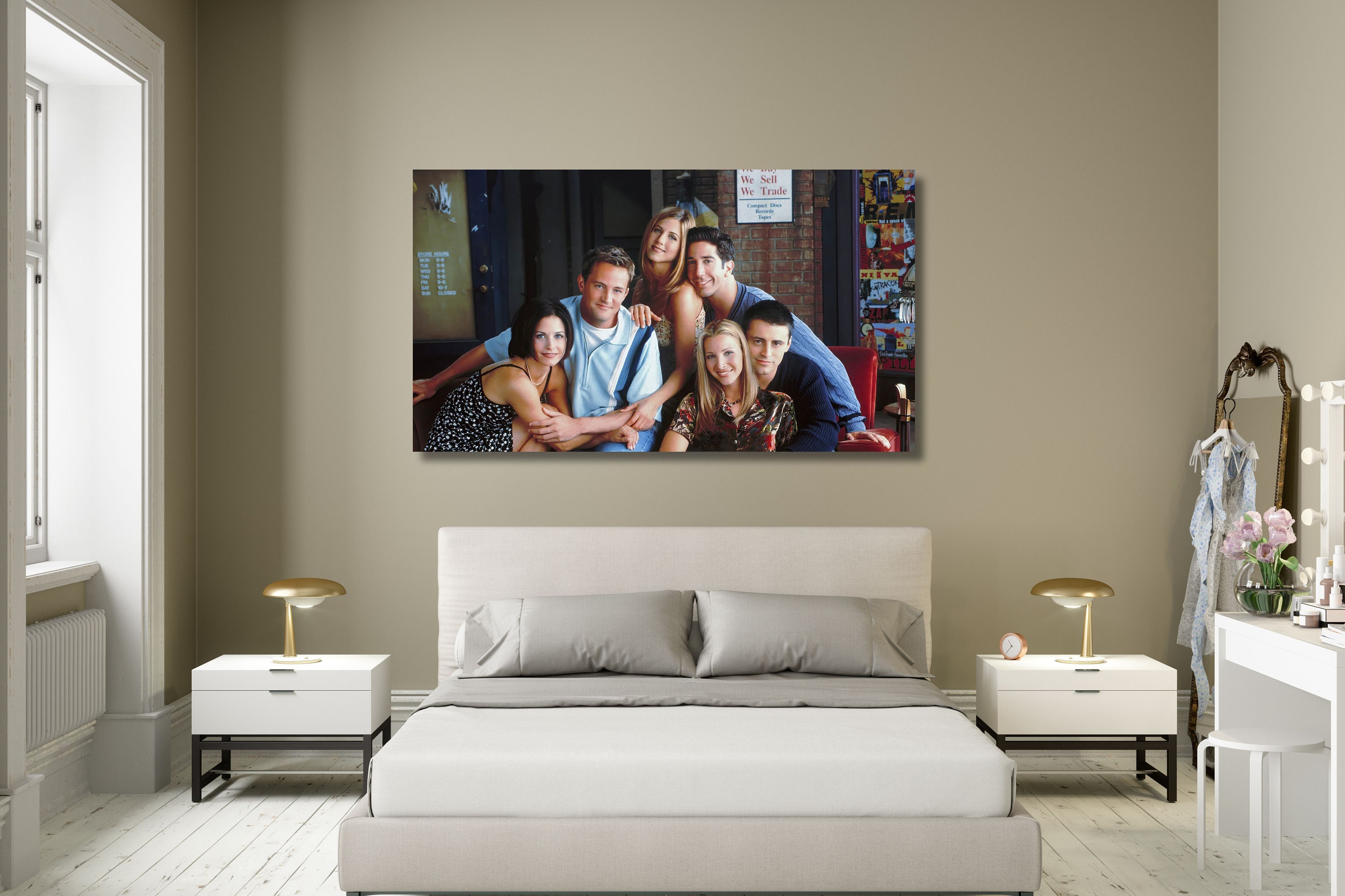 Friends TV Show Poster, All Friends Together, Joey, Rachel, Phoebe ...