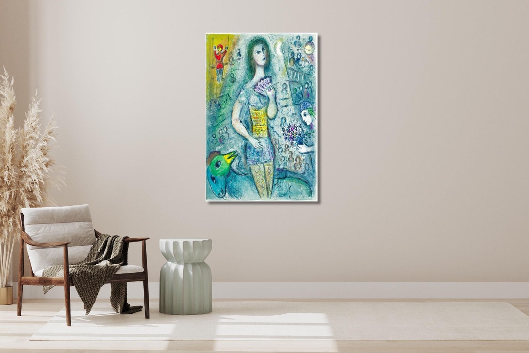Le Cirque 1967, Marc Chagall, Reproduction Art, Abstract Poster ...
