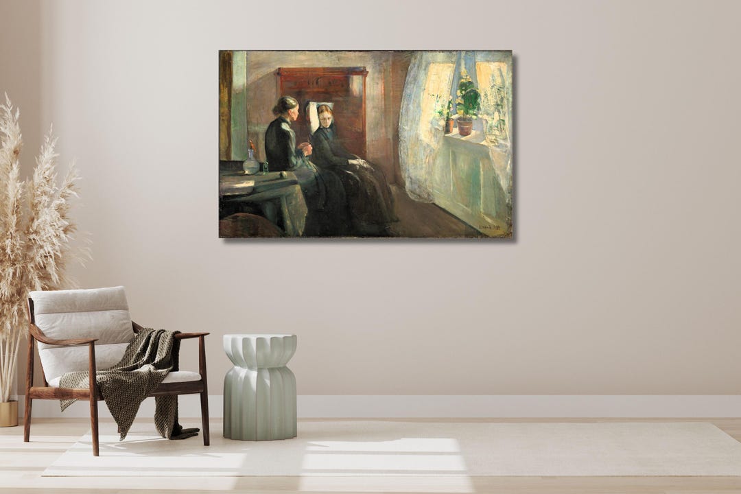 Spring 1889, Edward Munch, Reproduction Art, Expressionist Artwork ...