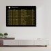 Flight Departures Poster, Airway Wall Art, International Airport ...