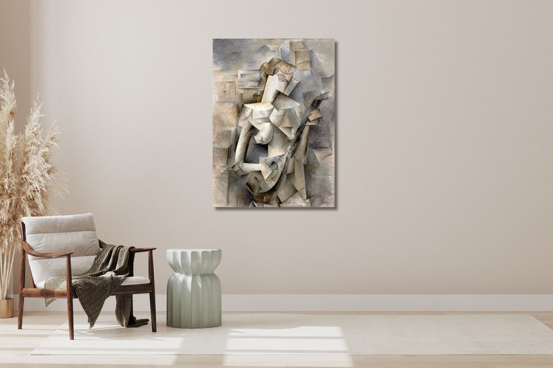 Girl With a Mandolin 1910 Pablo Picasso Poster Pablo Picasso - Etsy ...