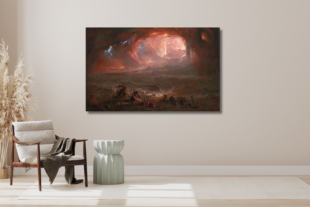 The Destruction of Pompeii and Herculaneum 1822, John Martin Art ...