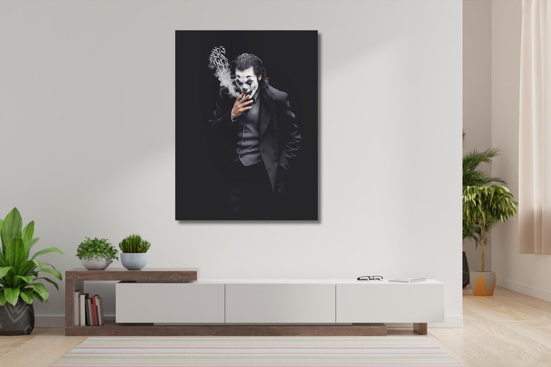 Joker Movie Poster, Joaquin Phoenix With Cigarette, Joker Smoke Wall ...