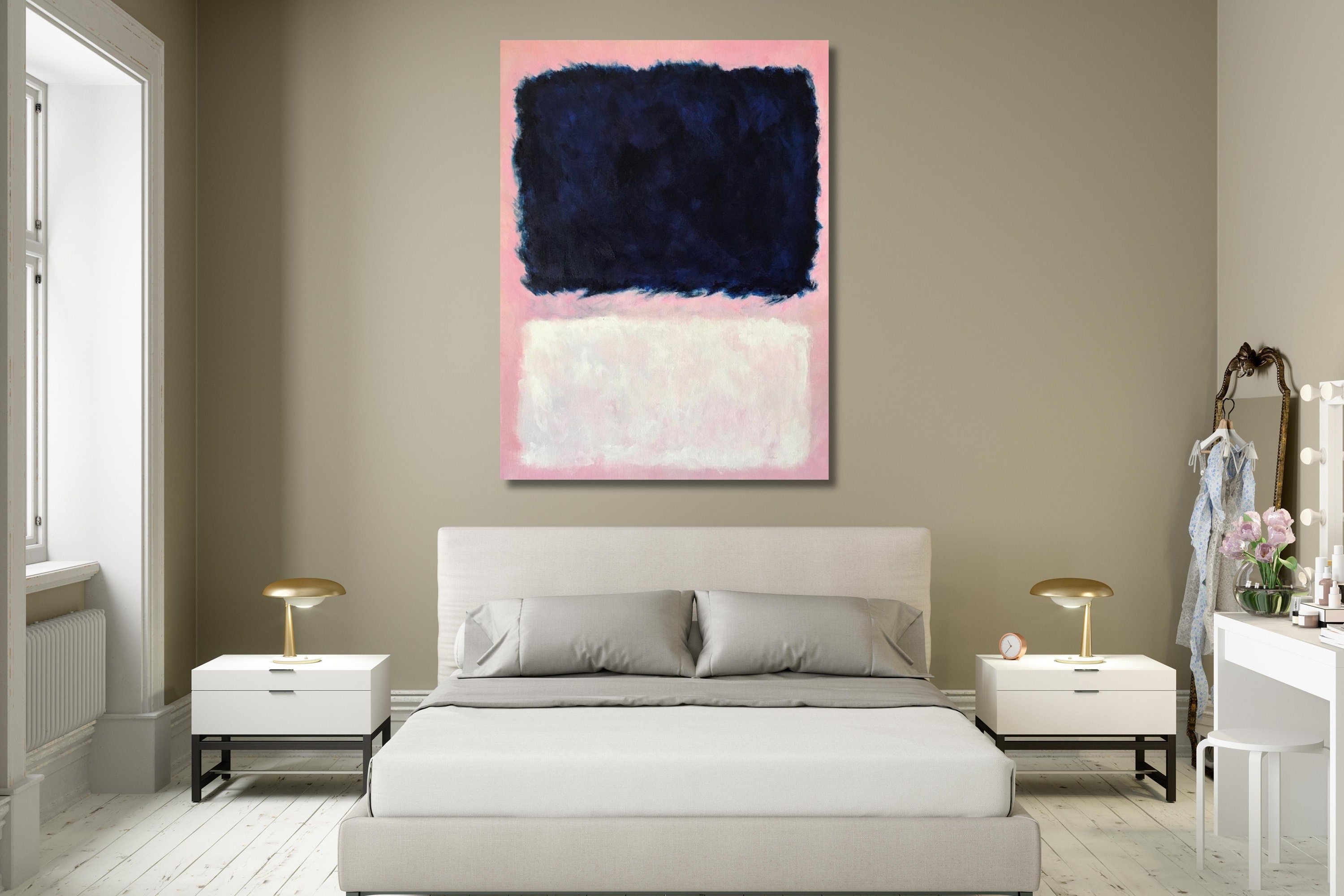 Black White and Pink 1967, Mark Rothko, Abstract American Art, Urban ...