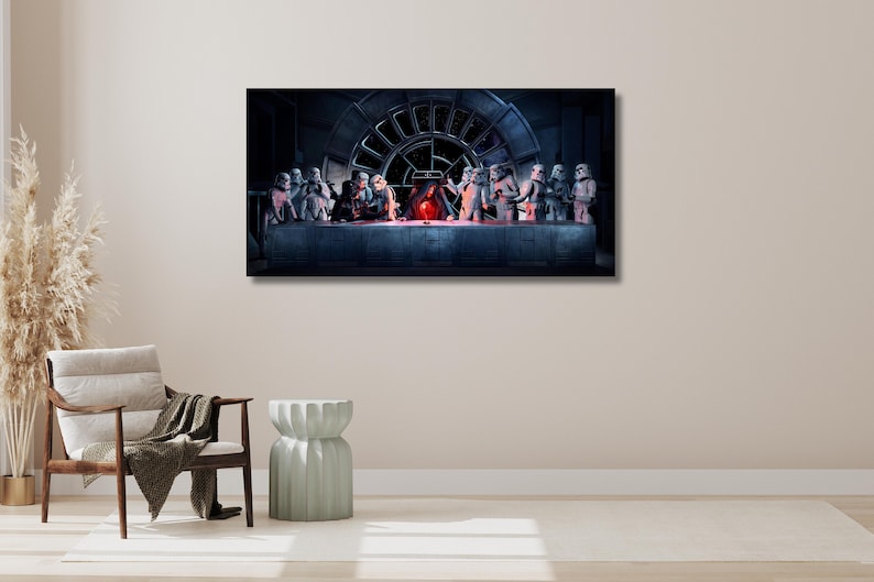 Star Wars Last Supper Poster, Darth Vader, Emperor Palpatine ...