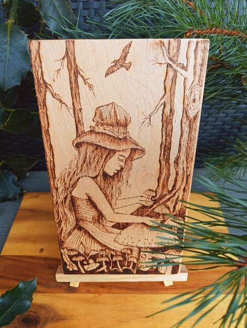 Mushroom Pyrography Art Pyrography Mushroom Filipino Art Filipino ...