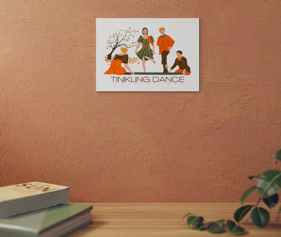 Tinikling Dance Aluminum Composite Panels, Filipino Gift, Filipino Art ...