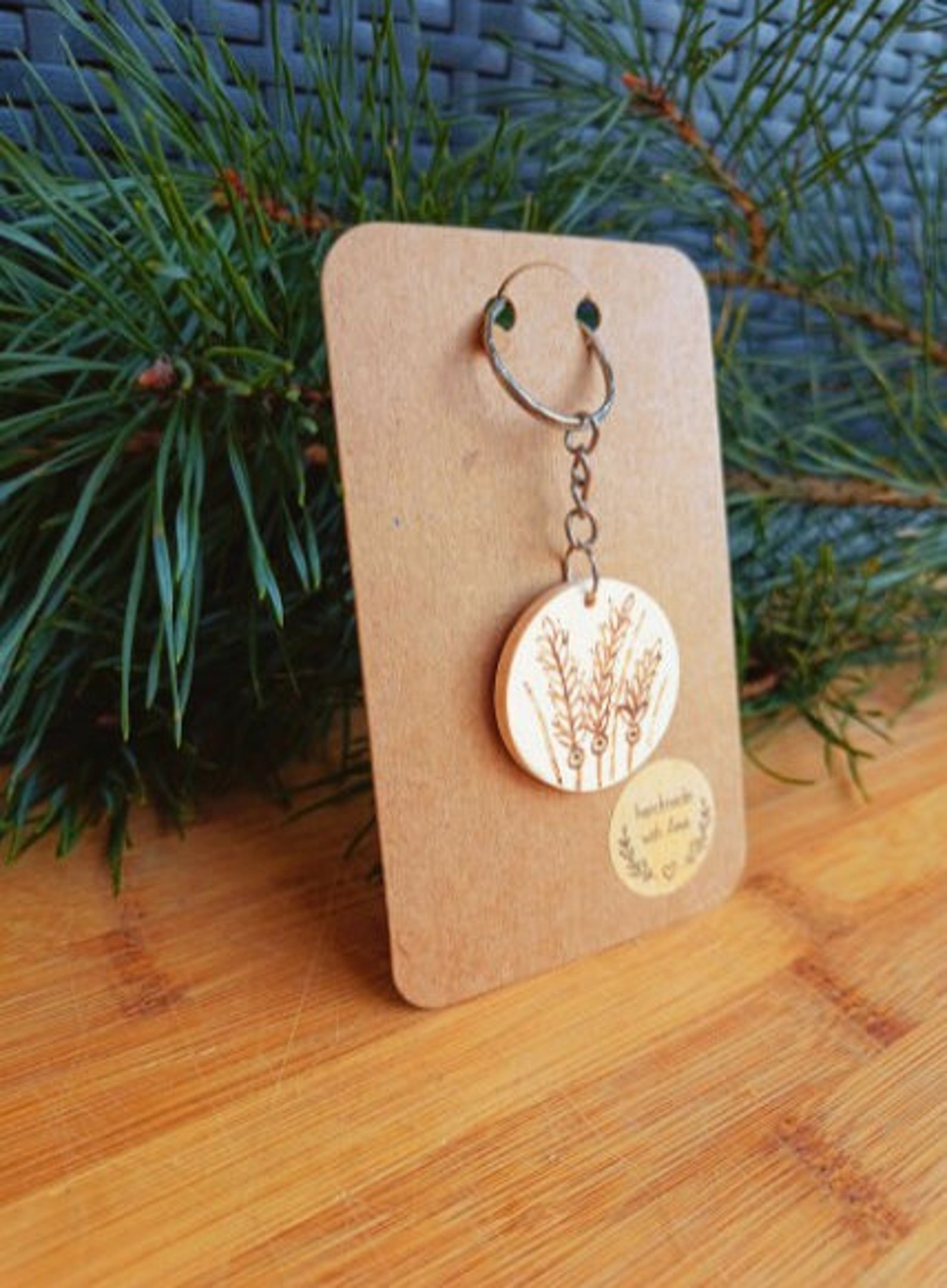 Rice Grain Pyrography Art Keychain Pyrography Woodburning Filipino Art ...