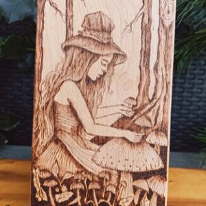 Mushroom Pyrography Art Pyrography Mushroom Filipino Art Filipino ...