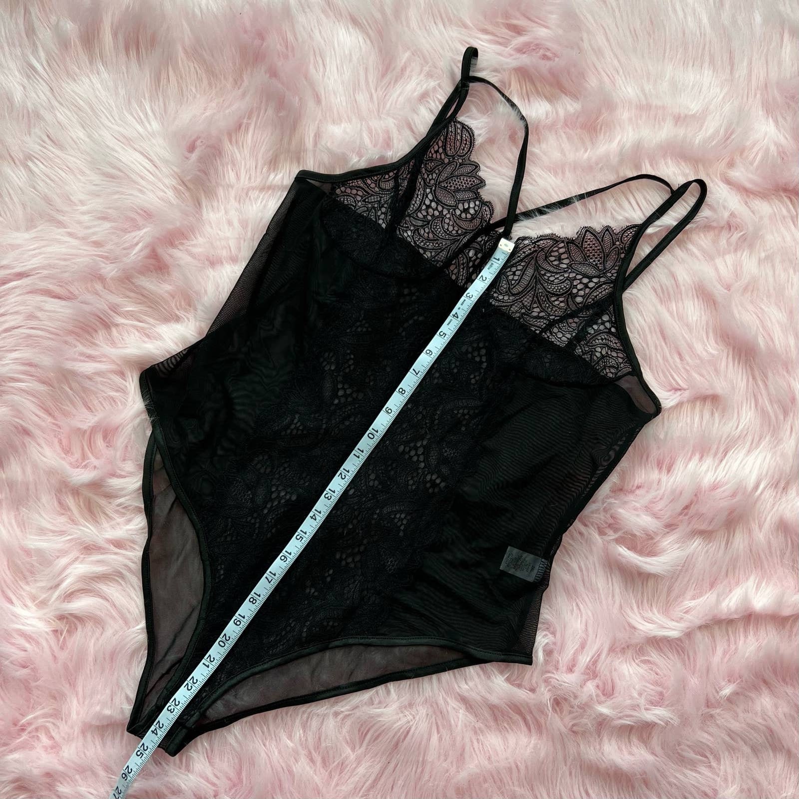 Black Mesh Teddy Lingerie One Piece - Etsy