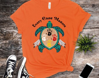 Every Child Matters Truth and Reconciliation, Orange Day With Turtle ...