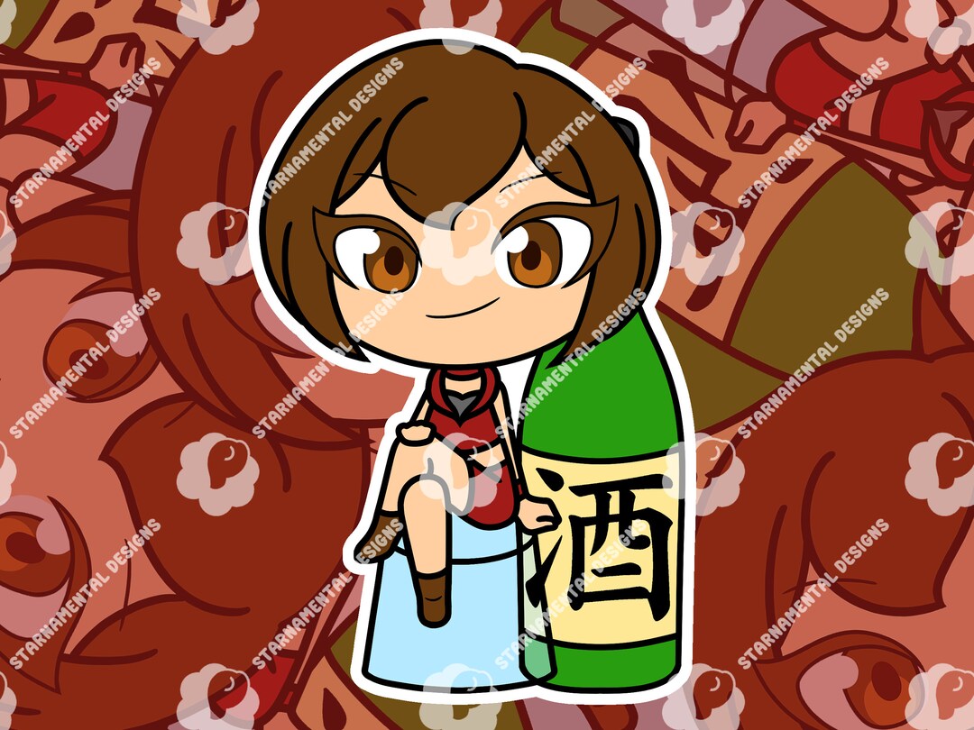 Meiko Vocaloid 3" Vinyl Laminated Sticker | Red Cute Kawaii Fun Large ...