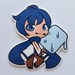 Kaito Vocaloid 3" Vinyl Laminated Sticker | Blue Kawaii Cute Anime Boy ...